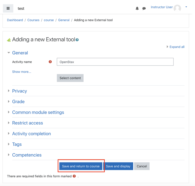 How do I create an OpenStax Assignable beta assignment in Moodle version 3.10 or later?
