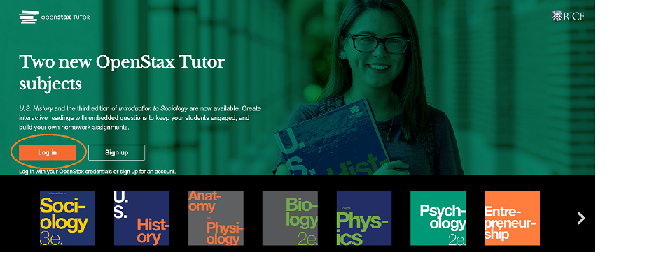 Logging in to your OpenStax or OpenStax Tutor Beta account